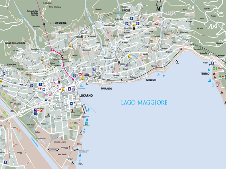 Parkplätze in Locarno-Ascona-Brissago - Tessin Tourismus