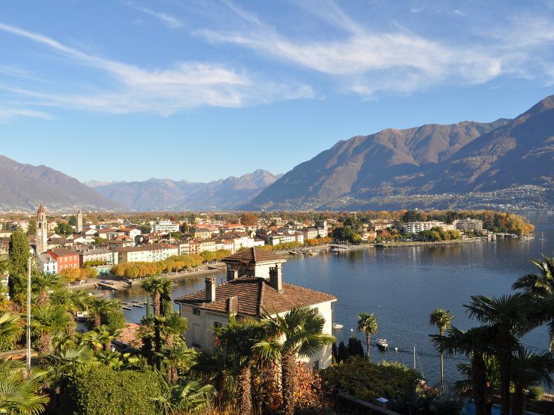 Ortskern von Ascona, Ascona - Wandern und Biken im Tessin